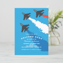 Air Force Welcome Home Party Invitation | Zazzle