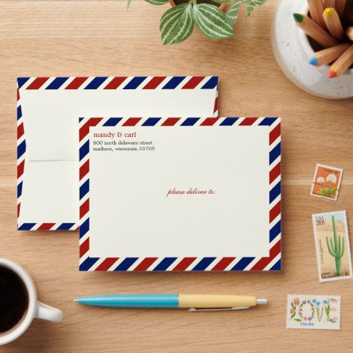 Air Mail Envelopes | Zazzle