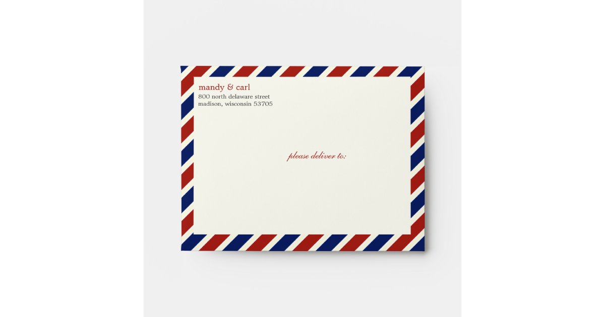Air Mail Envelopes | Zazzle