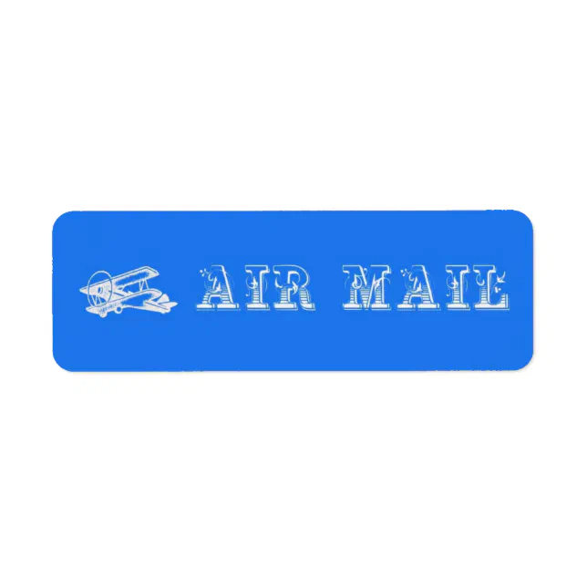 Air Mail Labels | Zazzle