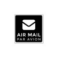 AIR MAIL PAR AVION Letter Airmail Stamp mail lette | Zazzle