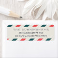 Air Mail Return Address Label | Zazzle