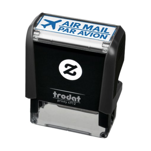Air Mail Self-Inking Stamp | Zazzle