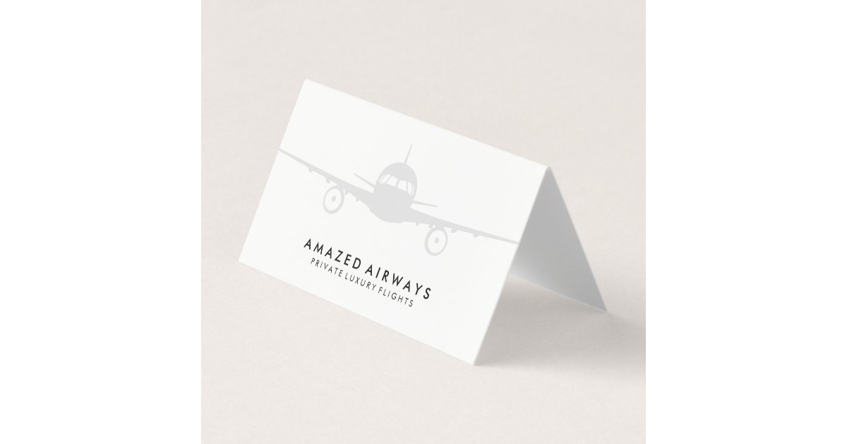 Air Plane | Flights Business Card | Zazzle
