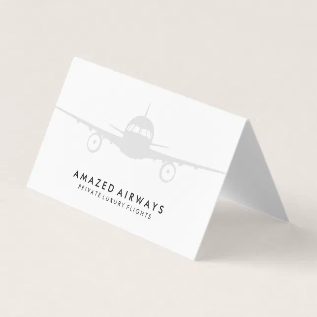 Air Plane | Flights Business Card | Zazzle