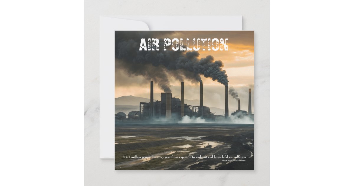 Air Pollution (2023) Card | Zazzle