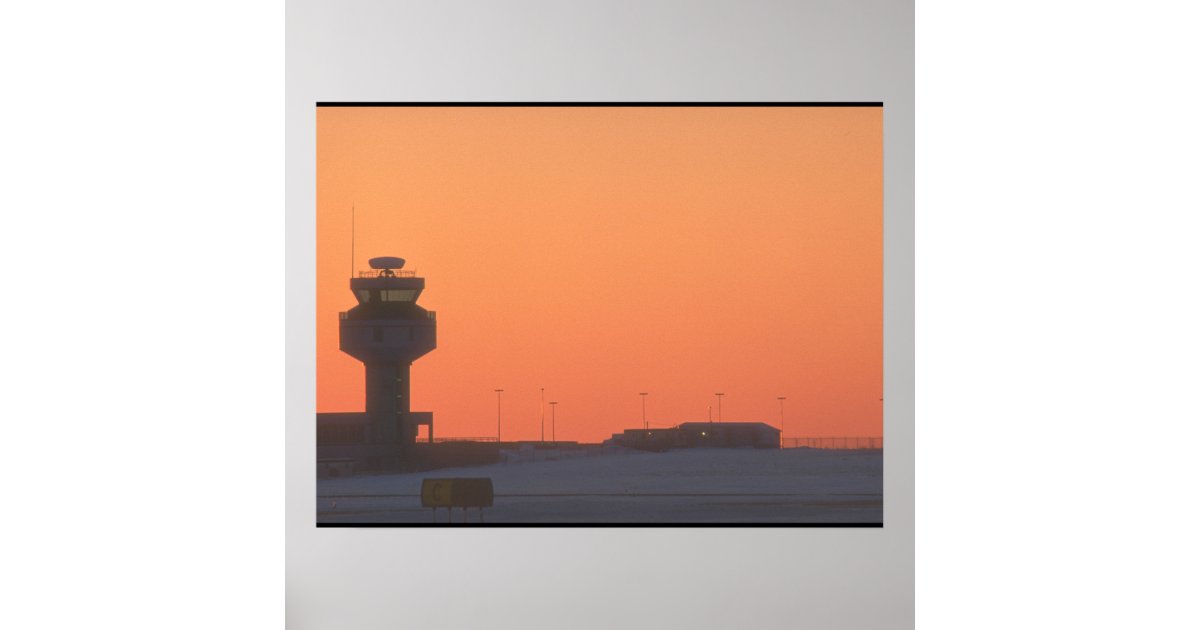 Air traffic control tower_Military Aircraft Poster | Zazzle