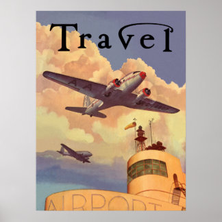 Vintage Airplane Posters | Zazzle