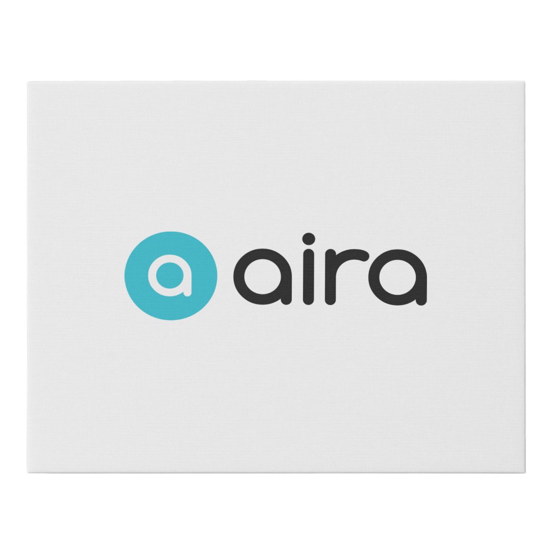 Aira Logo Faux Canvas Print | Zazzle