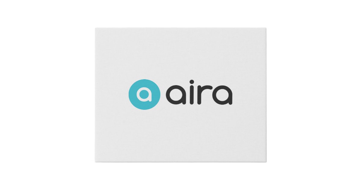 Aira Logo Faux Canvas Print | Zazzle