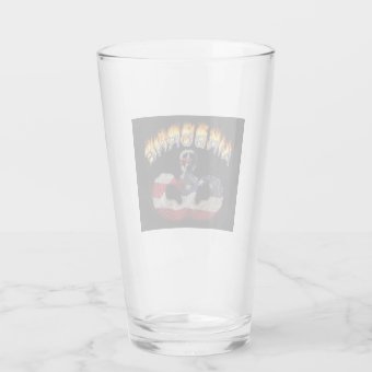 Airborne Paratrooper Flaming Jump Wings Glass | Zazzle