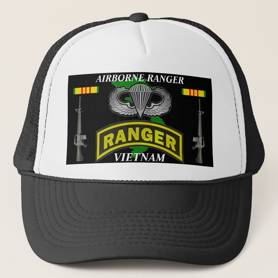 Airborne Ranger Vietnam Veteran Ball Caps | Zazzle