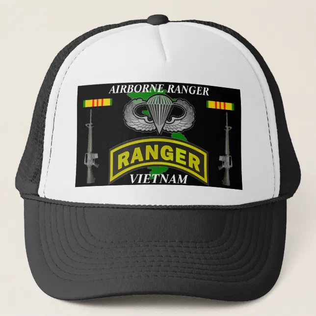 Airborne Ranger Vietnam Veteran Ball Caps | Zazzle