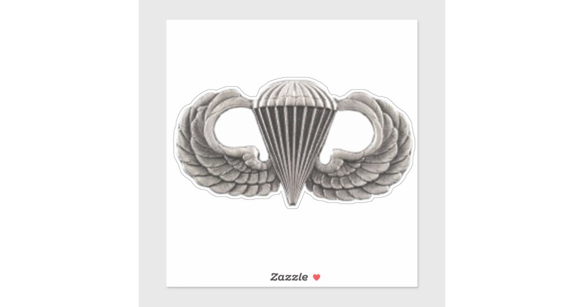 Airborne Wings Sticker | Zazzle