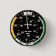 Aircraft Airspeed Indicator Flight Instrument Button | Zazzle