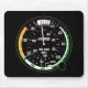 Aircraft Airspeed Indicator Flight Instrument Mouse Pad | Zazzle