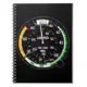 Aircraft Airspeed Indicator Flight Instrument Notebook | Zazzle