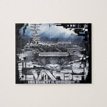 Aircraft carrier Dwight D. Eisenhower Puzzle | Zazzle
