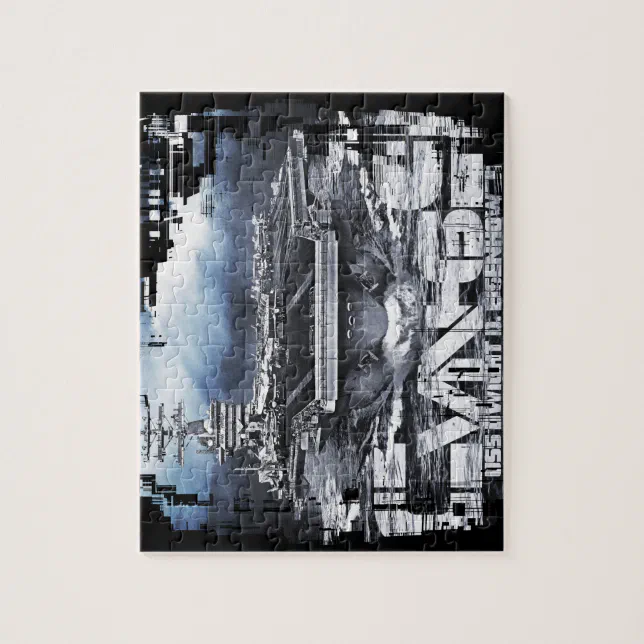 Aircraft carrier Dwight D. Eisenhower Puzzle | Zazzle