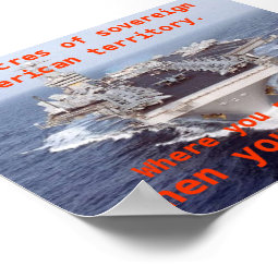 Aircraft Carrier Poster | Zazzle