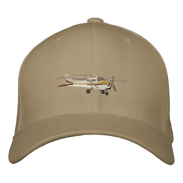 Aircraft Classic Cessna Custom Embroidered Baseball Cap | Zazzle