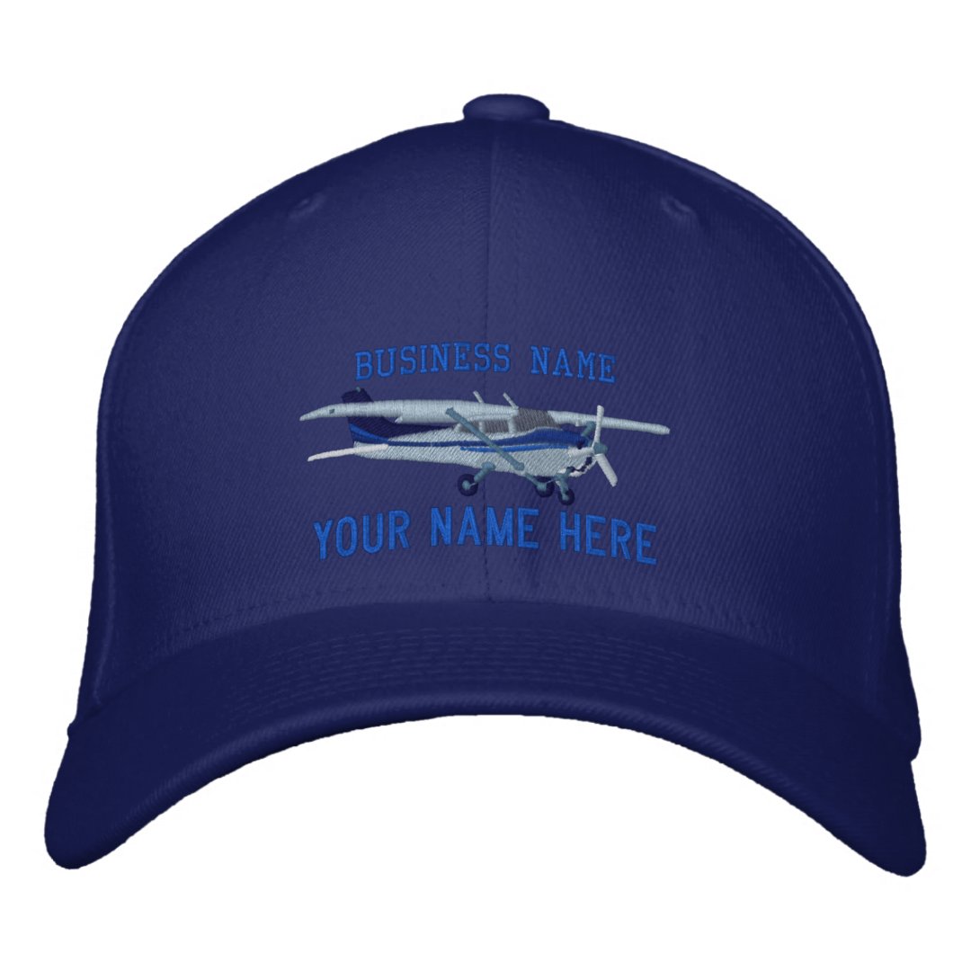 Aircraft Classic Cessna Custom Personalize This Embroidered Baseball ...