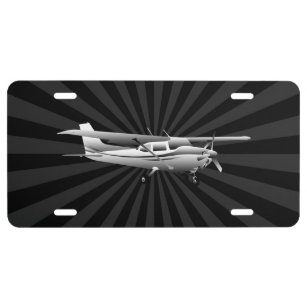 Airplane License Plates | Zazzle