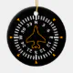Aircraft Compass Flight Instrument Ceramic Ornament | Zazzle