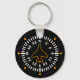 Aircraft Compass Flight Instrument Keychain | Zazzle