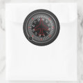 Aircraft Heading Indicator Classic Round Sticker | Zazzle