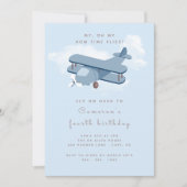 Aircraft Pilot Boy's Birthday Invitation | Zazzle
