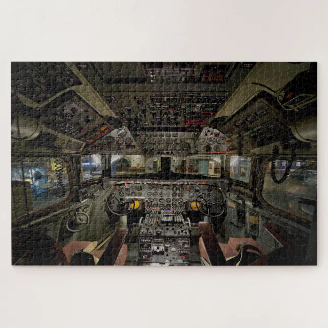 Aircraft Plane Cockpit Jigsaw Puzzle 1014 pc. | Zazzle