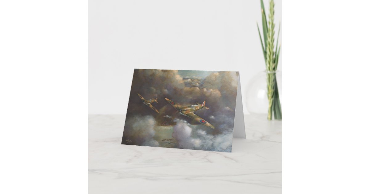 Aircraft - Spitfire Greetings Card | Zazzle