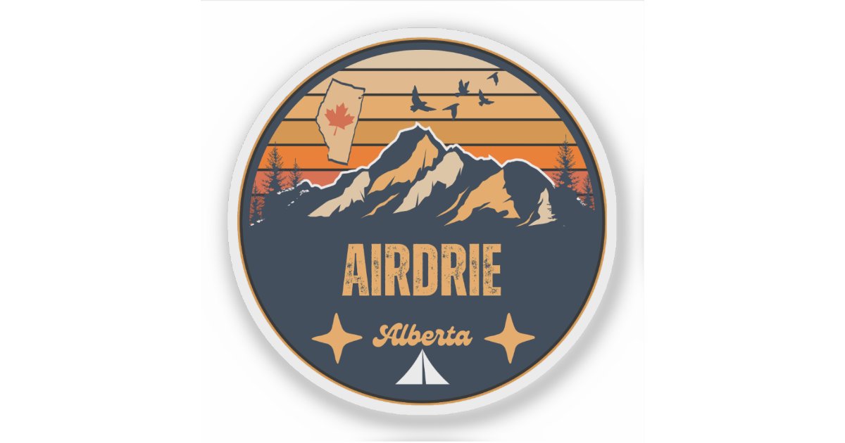 Airdrie, Alberta Sticker | Zazzle