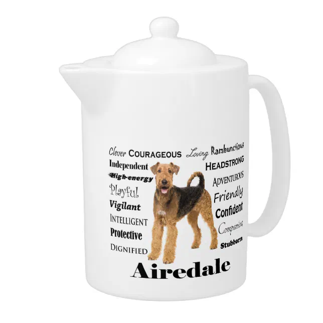 Airedale Teapot | Zazzle