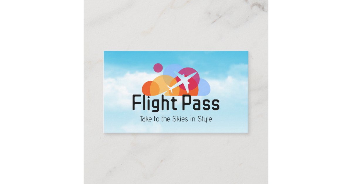 Airline Logo | Flight Business Card | Zazzle