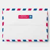 Airmail 5x7 envelope | Zazzle