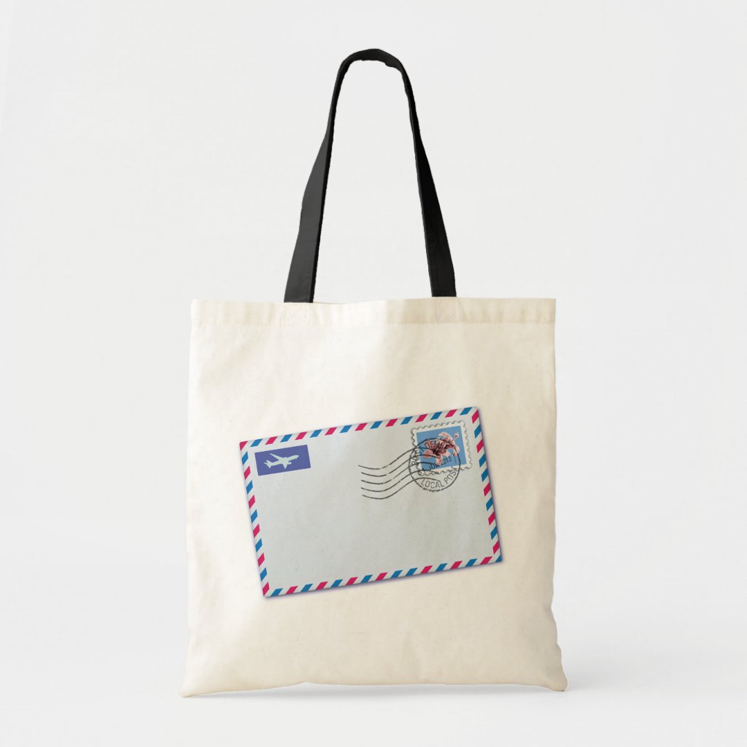 Airmail Envelope Tote Bag | Zazzle