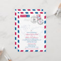 Airmail Germany Wedding Invitation | Zazzle