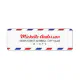Airmail Return Address Labels | Zazzle