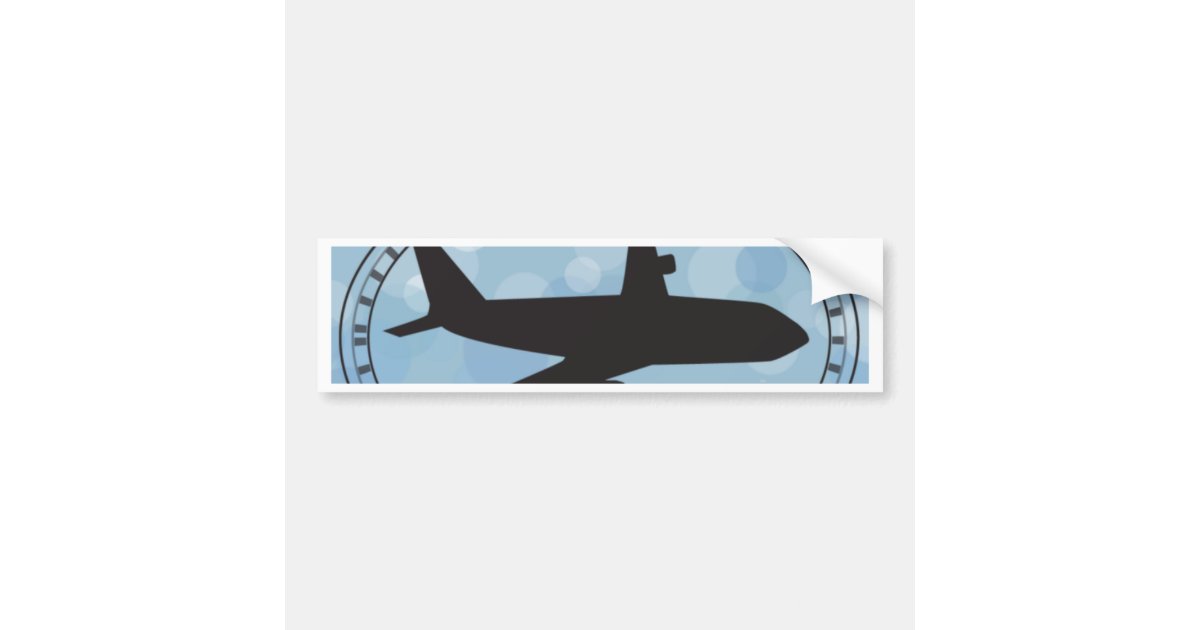 Airplane Bumper Sticker | Zazzle