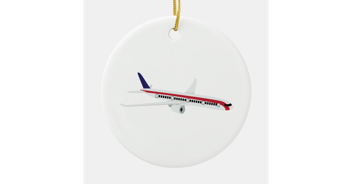 Airplane Ceramic Ornament | Zazzle