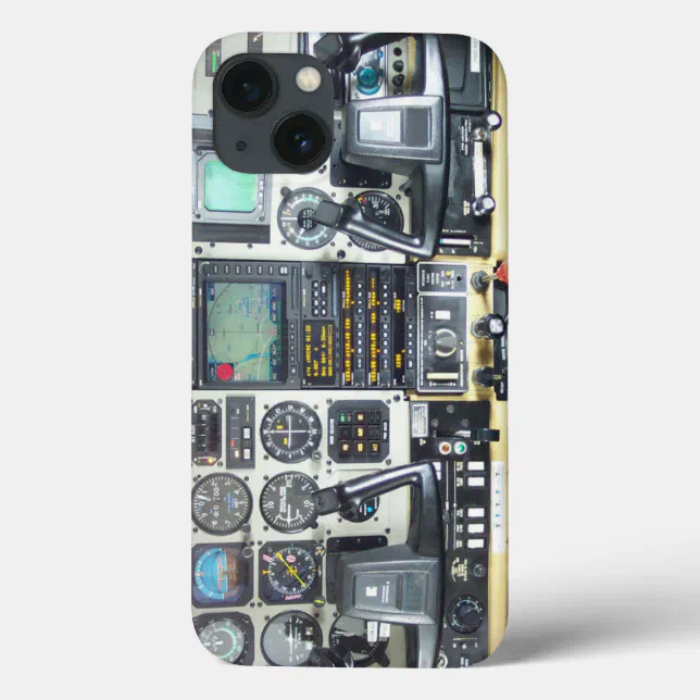 Airplane Cockpit iPhone Case Perfect for Aviators | Zazzle