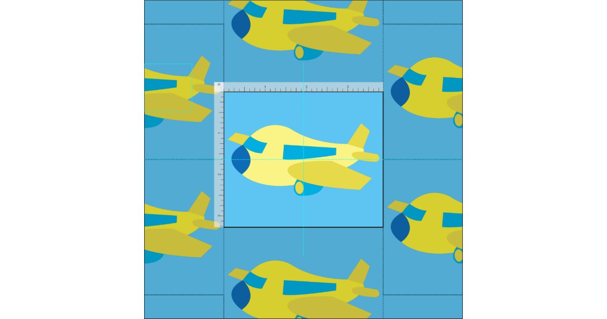 Airplane Design Fabric | Zazzle