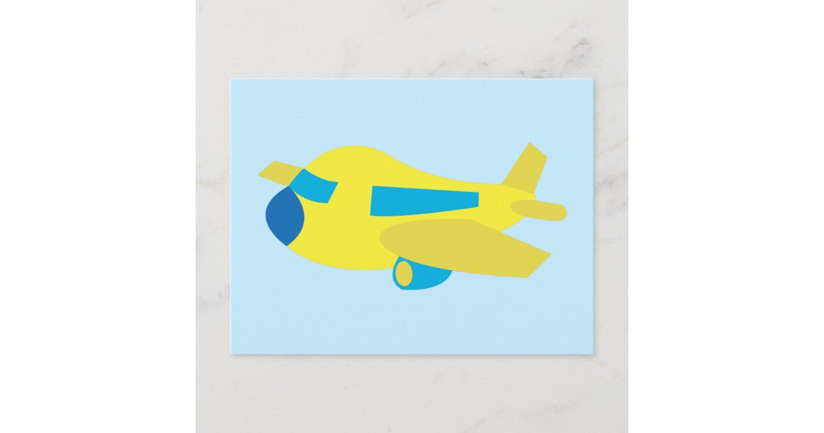Airplane Design Postcard | Zazzle