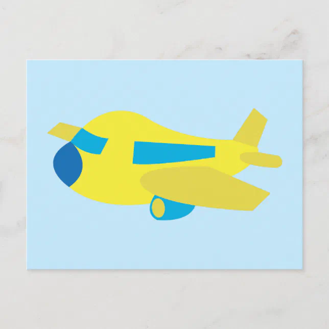 Airplane Design Postcard | Zazzle