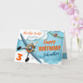 Airplane Fighter Pilot Boy Birthday Card | Zazzle