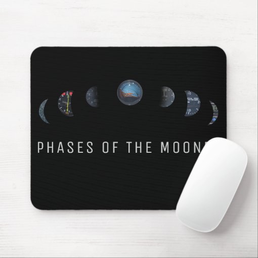 Airplane mouse pad, phases of mooney instruments mouse pad | Zazzle
