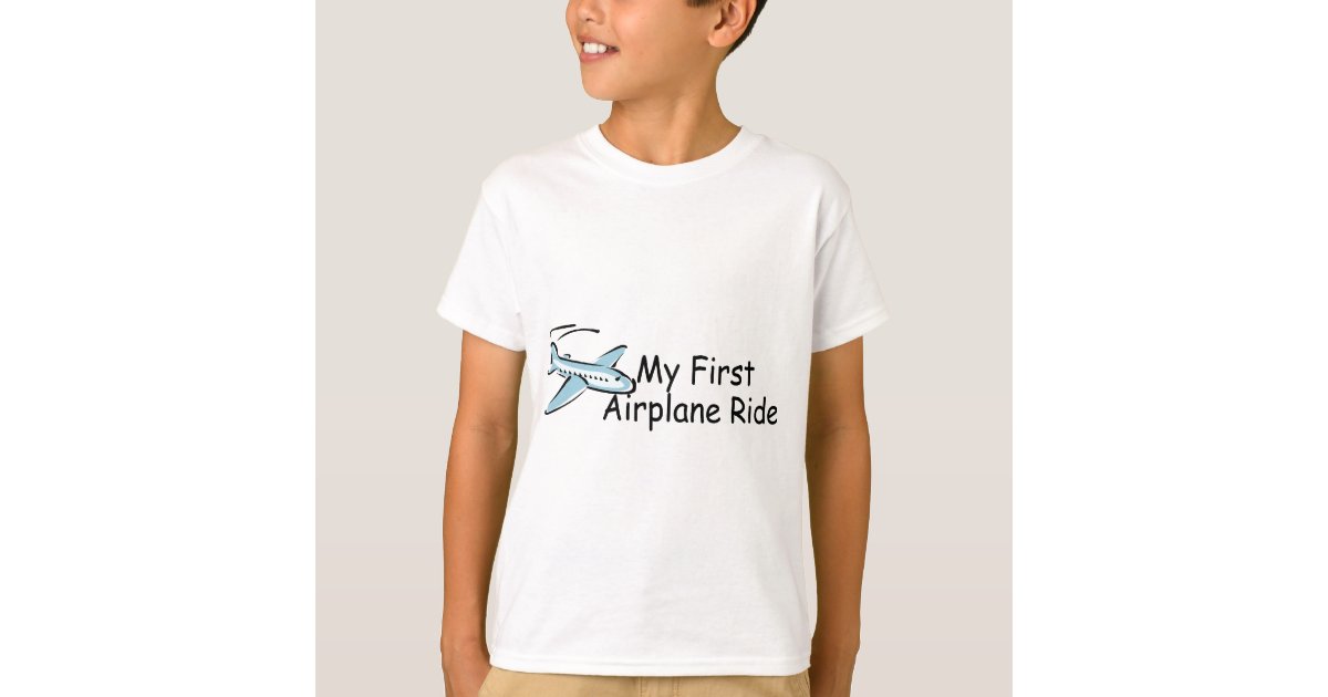 Airplane My First Airplane Ride T-Shirt | Zazzle