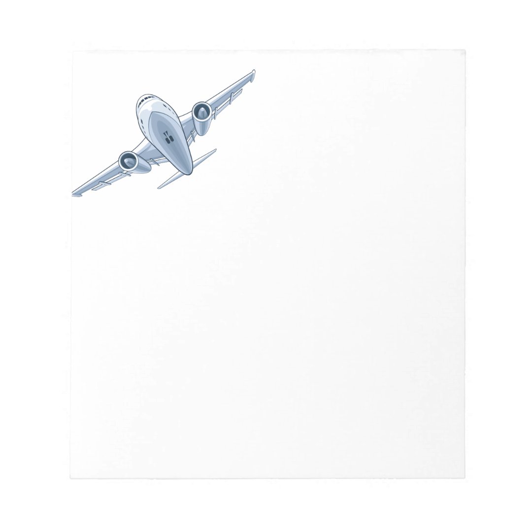 Airplane Notepad | Zazzle